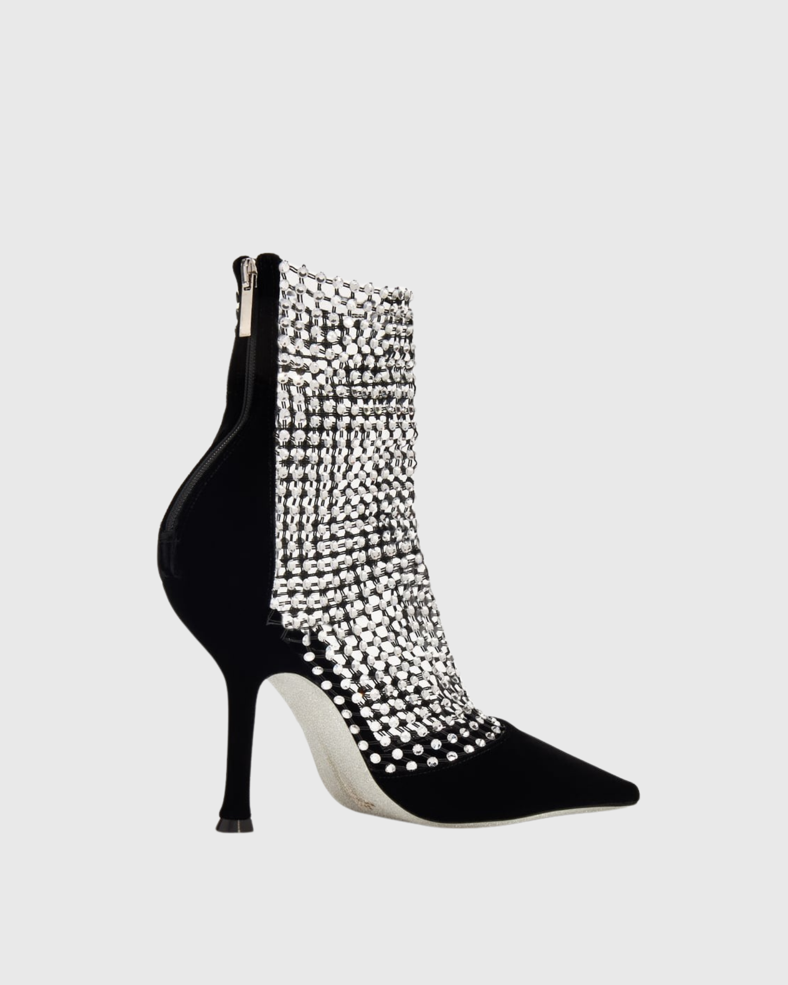 Cloe Rhinestone Embellished Fishnet Pumps – Sienna Rossi