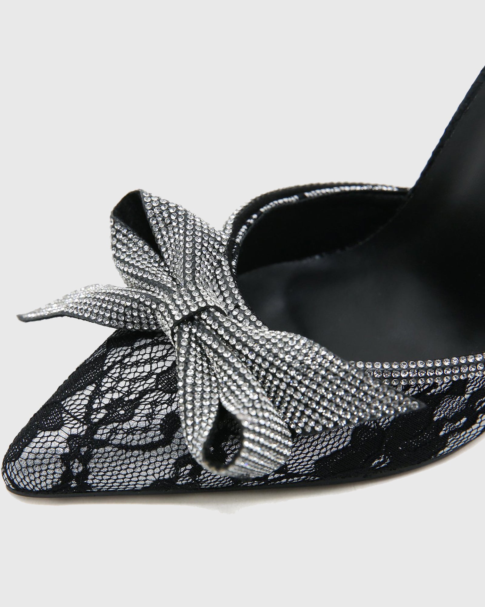 Scar Diamond Bow Lace Pumps – Sienna Rossi