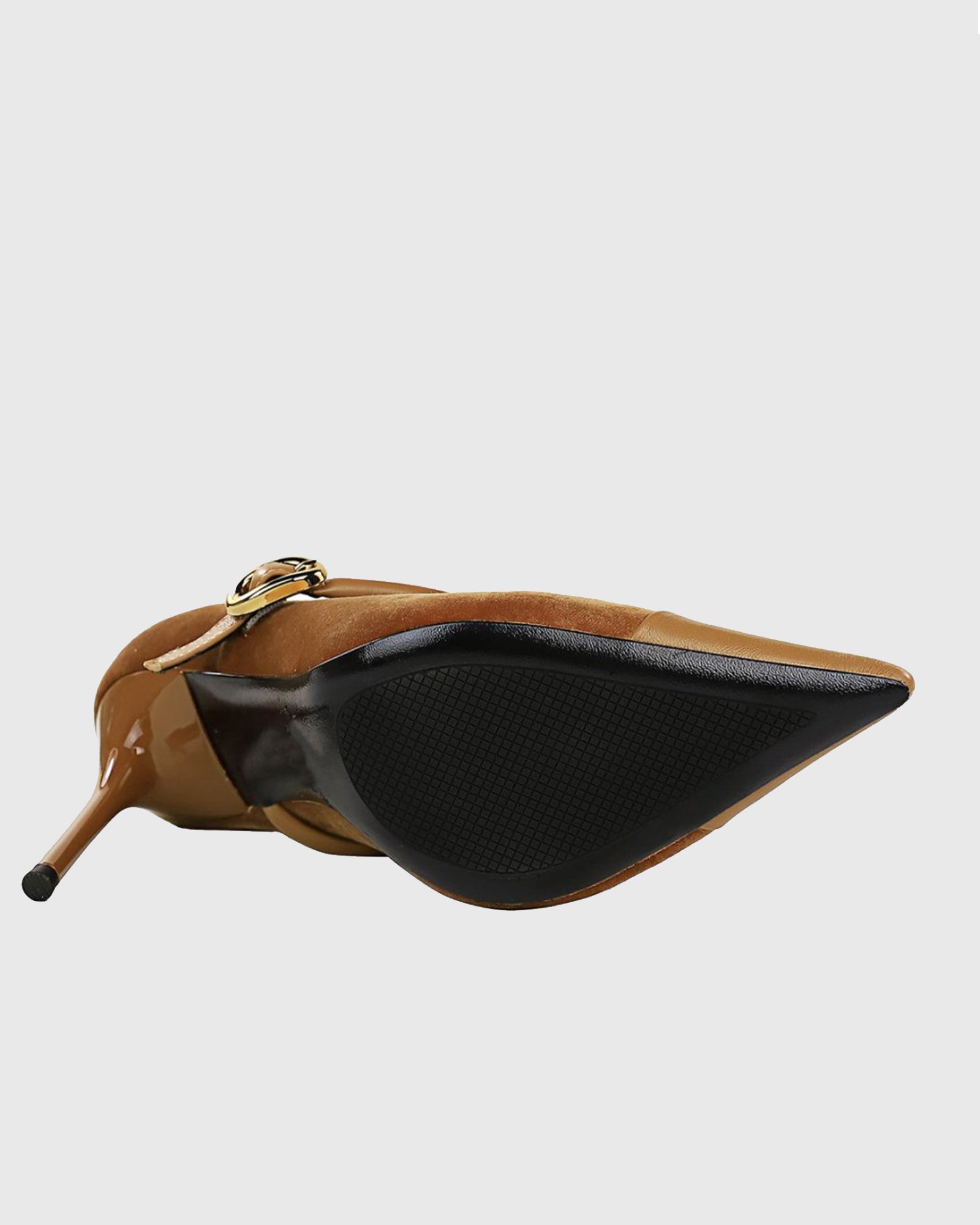 Vada Splicing Velvet Pumps In Brown – Sienna Rossi